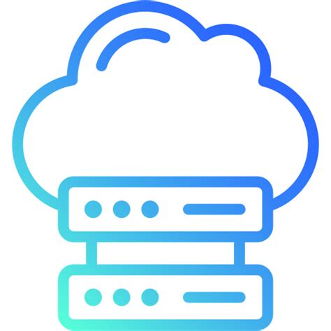web hosting generic gradient icon