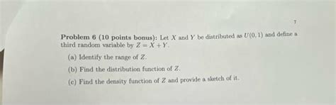 solved problem 6 10 points bonus let x and y be