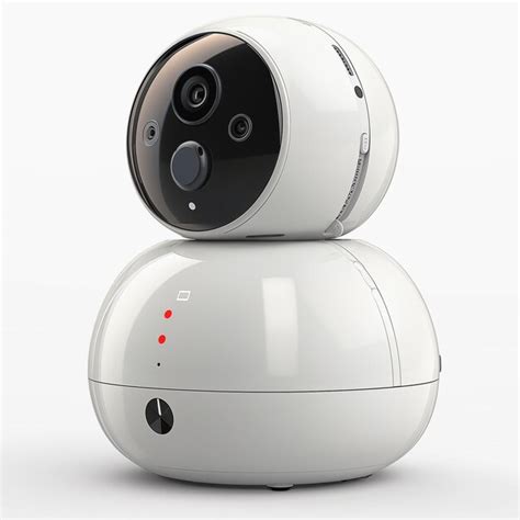 Compact Smart Home Security Camera With Dual Lenses Premium Ai