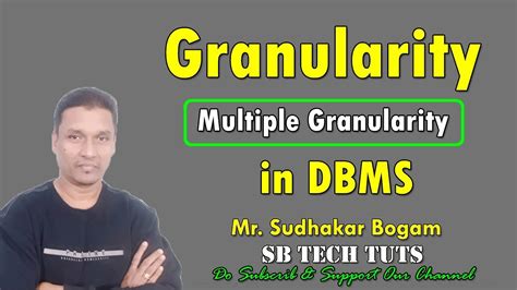Granularity In Dbms Multiple Granularity Dbms Telugu Youtube