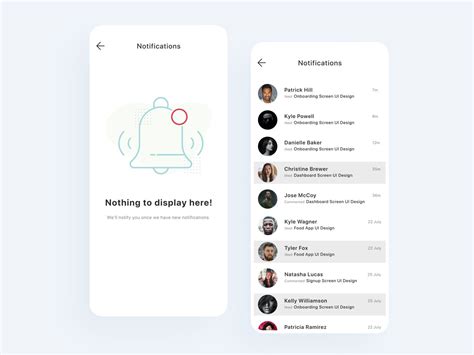 Notifications Ui Mobile App Design Inspiration App Design App