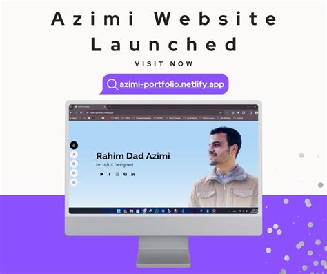 Rahim Dad Azimi On Linkedin Portfolio Website Html Css Javascript