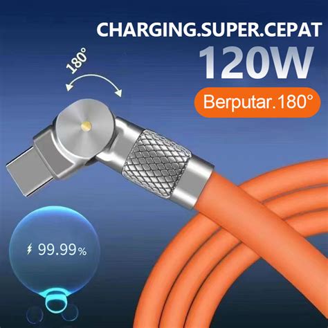 Jual Kabel Data Cooper Fast Charging W Qc A Desain Putar Kabel Data Silikon Type C Type