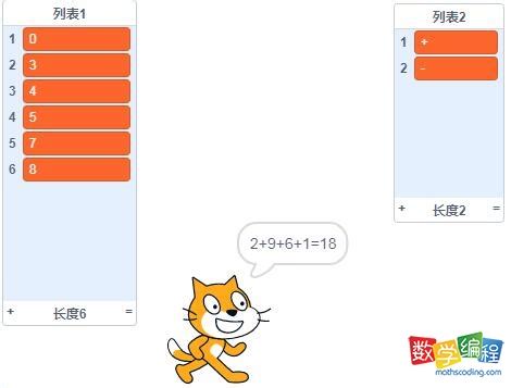 scratch列表算式scratch编程蓝桥杯省赛真题 Scratch编程