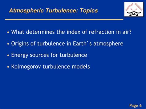Ppt Atmospheric Turbulence Lecture 4 Astr 289 Powerpoint Presentation Id3027184