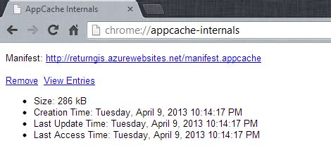 App Cache Y Los Navegadores Return GiS