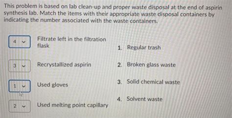 Solved This Problem Is Based On Lab Clean Up And Proper Chegg