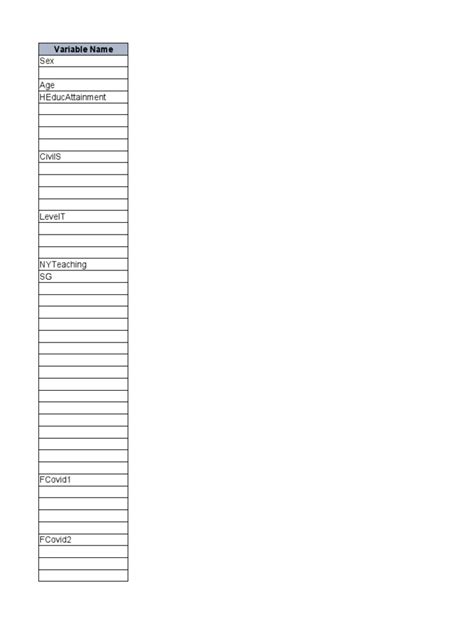 Variable Name Sex Age Heducattainment Pdf Social Institutions