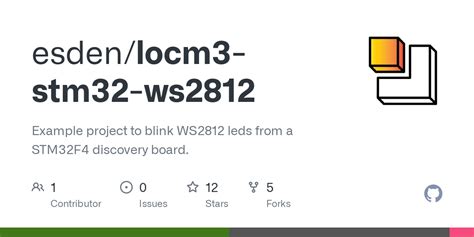 GitHub Esden Locm Stm Ws Example Project To Blink WS Leds From A STM F Discovery