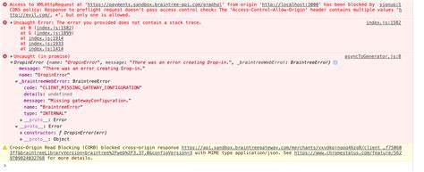 DropinError There Was An Error Creating Drop In Issue Cretezy Braintree Web Drop In