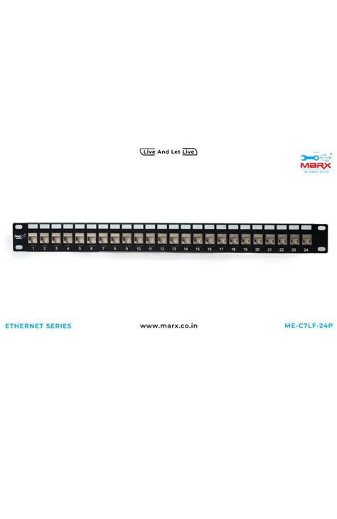 24 Port Patch Panel Cat 7 FTP Loaded At 7740 Piece Network Patch Panel In Chennai ID