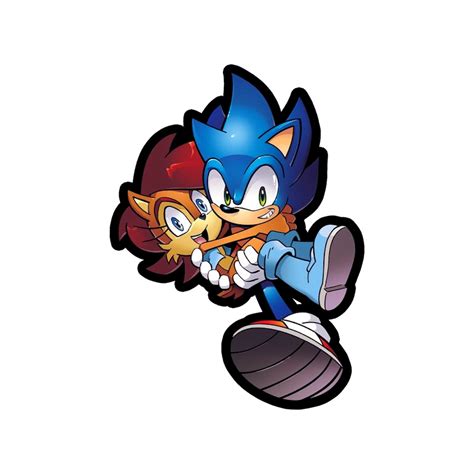 Princess Sally Acorn And Sonic Kissing