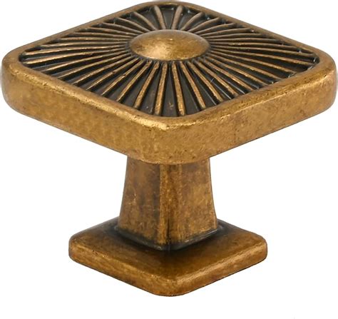 Coinkoly 10 Pack Vintage Antique Brass Cabinet Knobs Vintage Kitchen Cabinet Handles Drawer