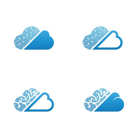 Vector Cloud Computing Icon Set Illustration Eps 10 File 10663684