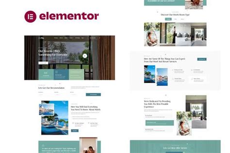 Top Elementor Kits For Resort Websites Templates And Other Resources At