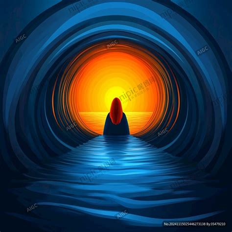 Ai创作图超现实隧道 欧式装饰画时光隧道 治愈插画设计 禅意插画 听涛海报 隧道的尽头 3d隧道 隧道艺术 概念涟漪水滴海报 插图隧道 平台插画 扁平插画设计 隧道尽头 时光的隧道 原创扁平