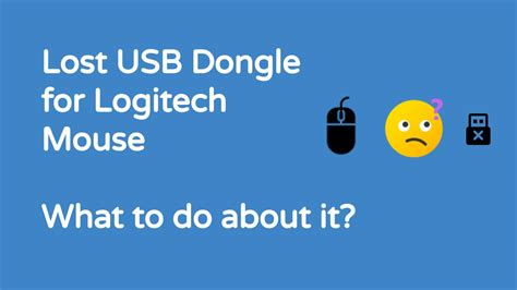Lost Usb Receiver For Logitech Mouse Easy Solution Onesdr