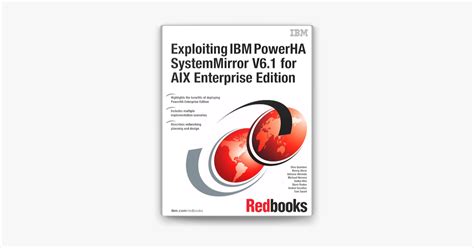 ‎exploiting ibm powerha systemmirror v6 1 for aix enterprise edition by