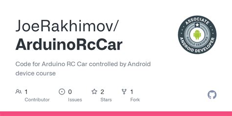 GitHub JoeRakhimov ArduinoRcCar Code For Arduino RC Car Controlled By Android Device Course