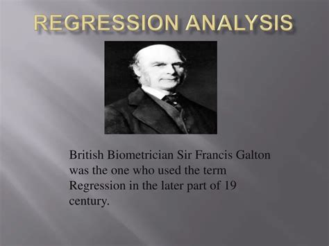 PPT Regression Analysis PowerPoint Presentation Free Download ID