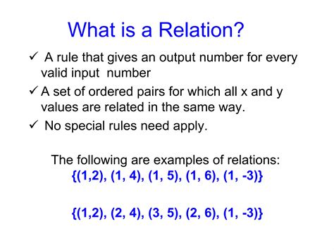 Recognize Relation Function Part 1 Edmodo Pptx