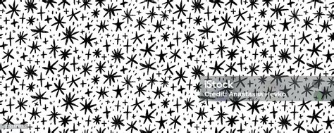 크레용이 그려진 별 불꽃 및 반짝임이 있는 그래픽 완벽 한 패턴 포장지에 대 한 손으로 그린 유치한 배경 귀엽고 펑키한 요소가 있는 유치한 완벽 한 패턴 귀엽고 창의적인