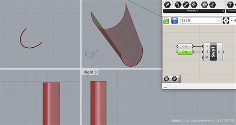 Grasshopper 学习笔记 2 Geometry 几何体（基本几何体、相关操作、自由曲面）grasshopper 中boundary
