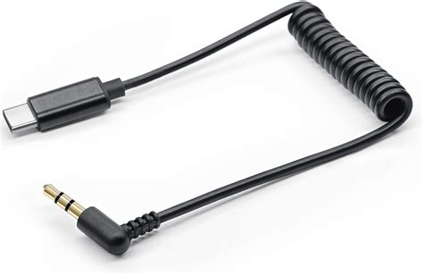 Amazon Com Jstma USB C Microphone Adapter 3 5mm TRS To Type C Video Mic Cable With 24bit