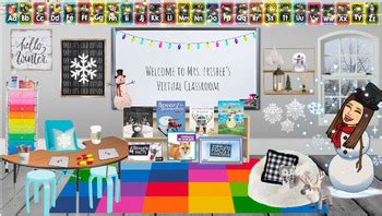 Virtual Bitmoji Classrooms All Holidays Google Slides By Frisbee And Friends