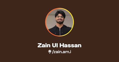 Zain Ul Hassan Instagram Facebook Linktree