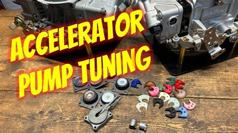 4150 Carburetor Accelerator Pump Tuning - YouTube