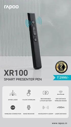Rapoo Xr100 Presentation Pointer At Rs 1475 Targus Wireless Presenter