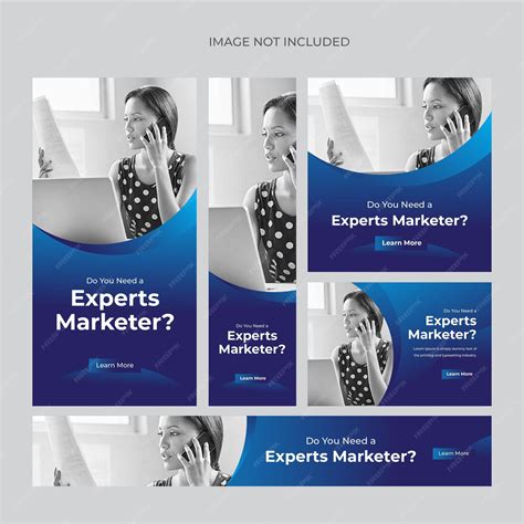 Premium Vector Modern Web Banner Ad Set Template Web Banner Template