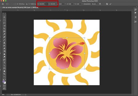 How To Scale Transform And Resize An Object In Photoshop