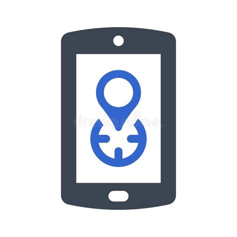 Mobile Location Tracking Icon Stock Vector Illustration Of Vector Mobile Location Tracking Icon Stock Vector Illustration Of Vector