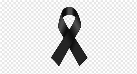 검은 인식 리본 검은 리본 인식 리본 빨간 리본 에이즈 검은 리본 리본 심벌 마크 넥타이 Png Pngwing