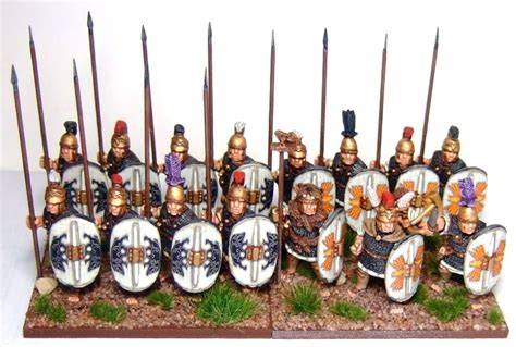 Macphees Miniature Men Fog Republican Romans Triarii