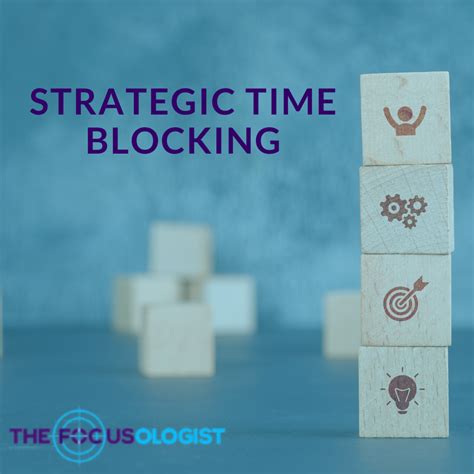 Strategic Time Blocking The Focusologist Learning Center