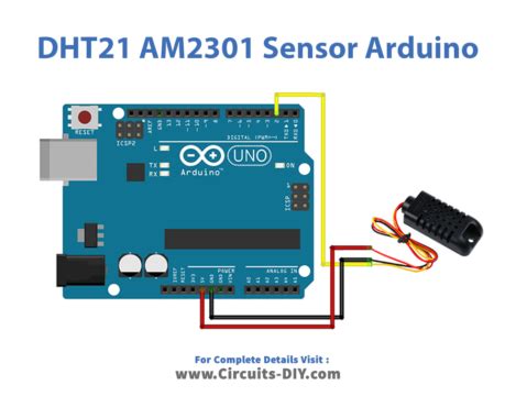 DHT AM Temperature Humidity Sensor With Arduino