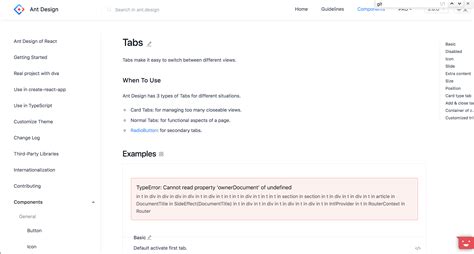 antd tabs标签页报错了显示ownerdocument is not defined Issue ant design ant design GitHub