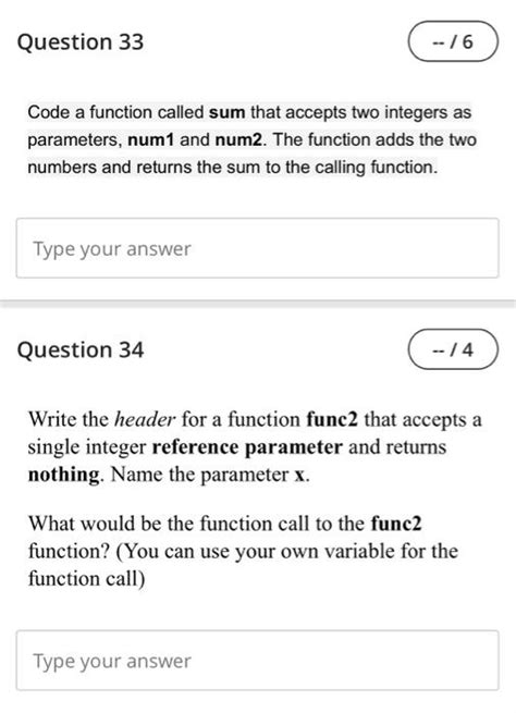 Solved Question 37 1 Two Or More Functions May Have The