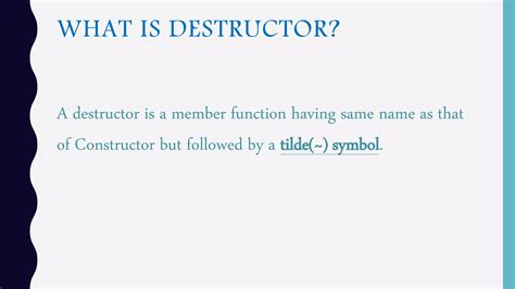 What Is Constructors And Destructors In C Explained With Example