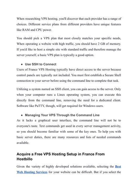 ppt how can you host a website on vps server in france powerpoint
