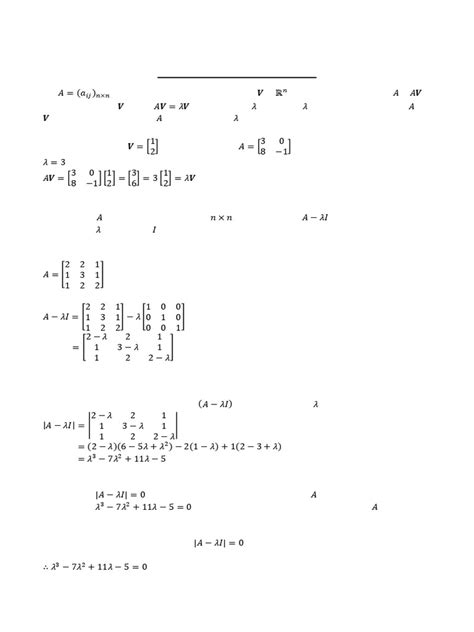 1 eigenvalues eigenvectors and vector space spring 23 24[1] pdf