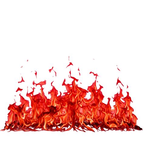 Red Flame In Fire