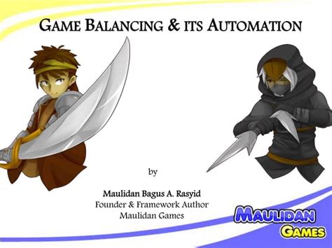 Game Balancing And Its Automation Ppt