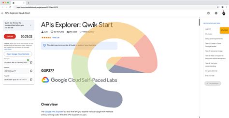 Apis Explorer Qwik Start Gsp277