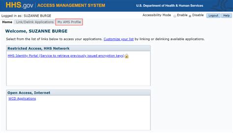 HHS AMS How To Change Your Security Questions And Answers