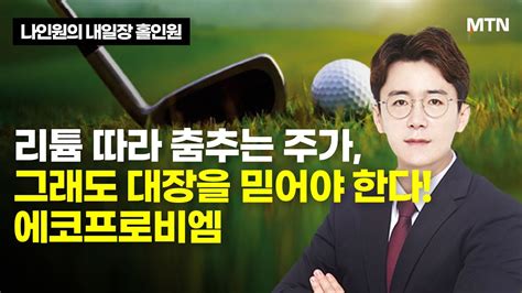 나인원의 내일장 홀인원 리튬 따라 춤추는 주가 그래도 대장을 믿어야 한다 에코프로비엠 머니투데이방송 증시 증권 Youtube