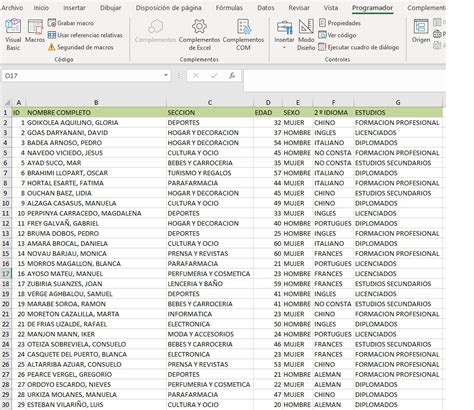 Ítems En Listbox Con Colores Control Listview Excel Signum